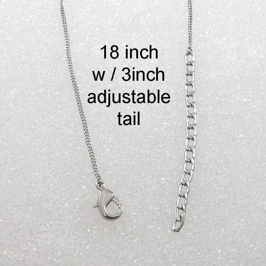 Curb Chains – Feminine Necklace 18″ 1.5mm